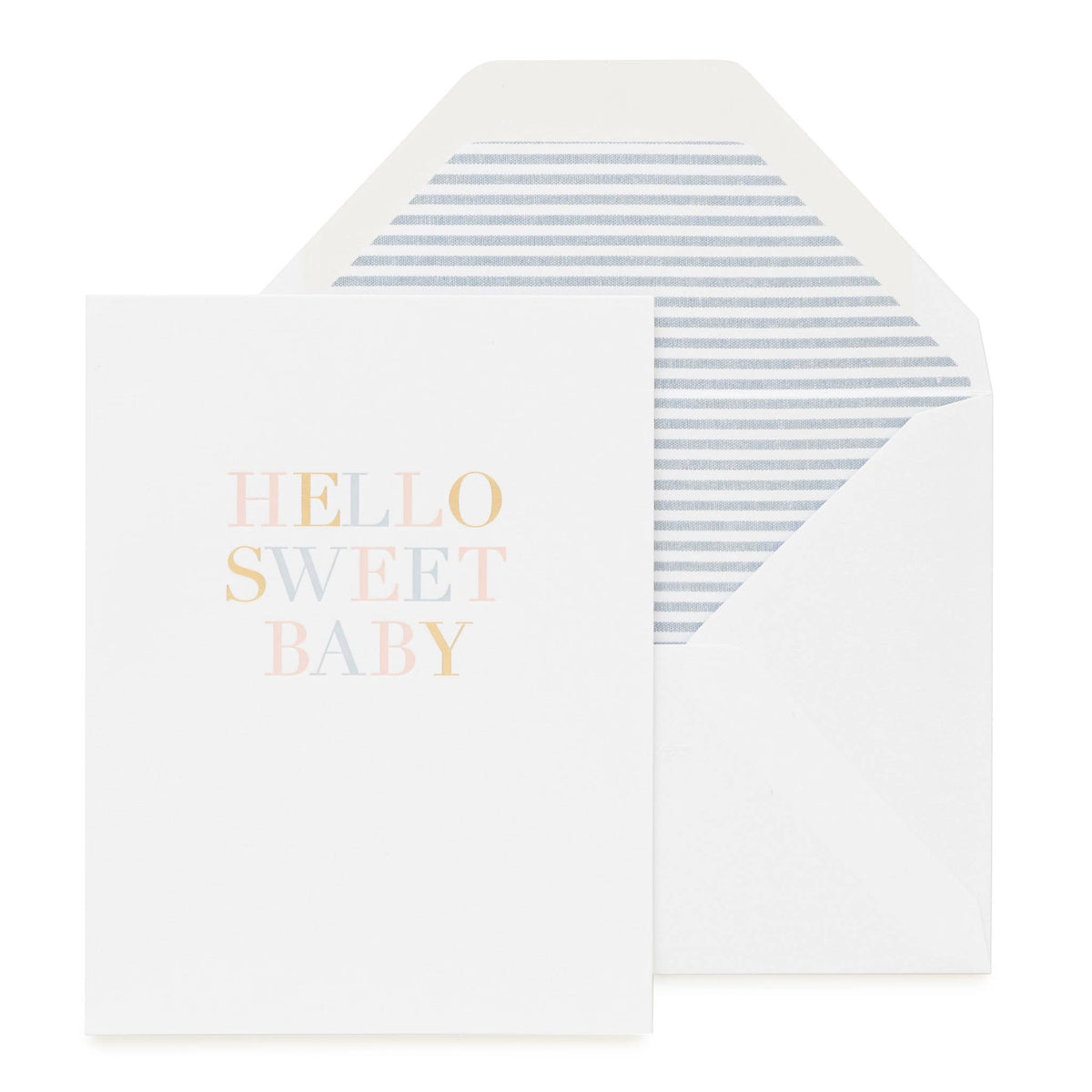 Hello Sweet Baby Greeting Card – Noted Candles